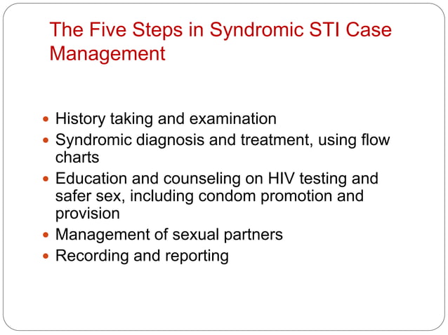 Syndromic approach | PPTX