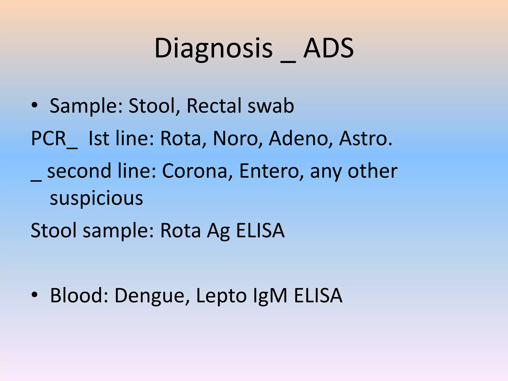 Syndromic approach in diagnostic virology | PPTX