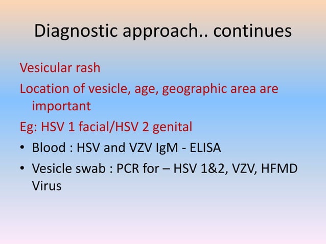 Syndromic approach in diagnostic virology | PPTX