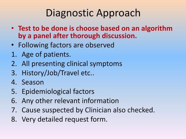 Syndromic approach in diagnostic virology | PPTX