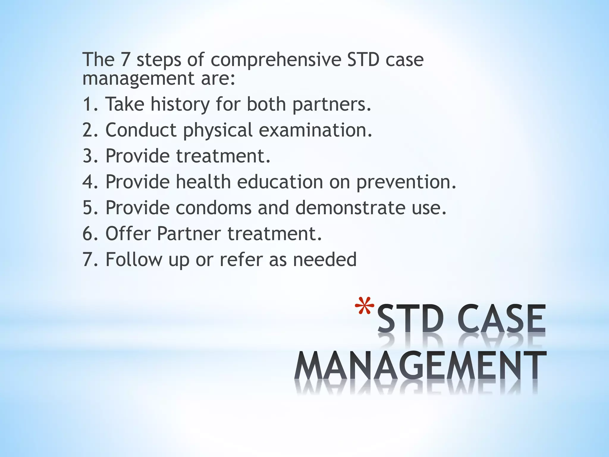 Syndromic management of sexually transmitted disease | PPTX