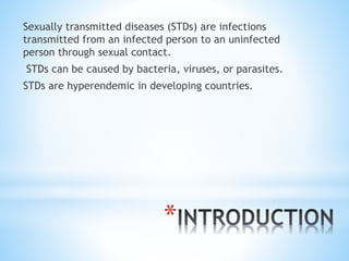 Syndromic management of sexually transmitted disease | PPTX
