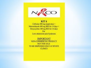 Syndromic management of sexually transmitted disease | PPTX