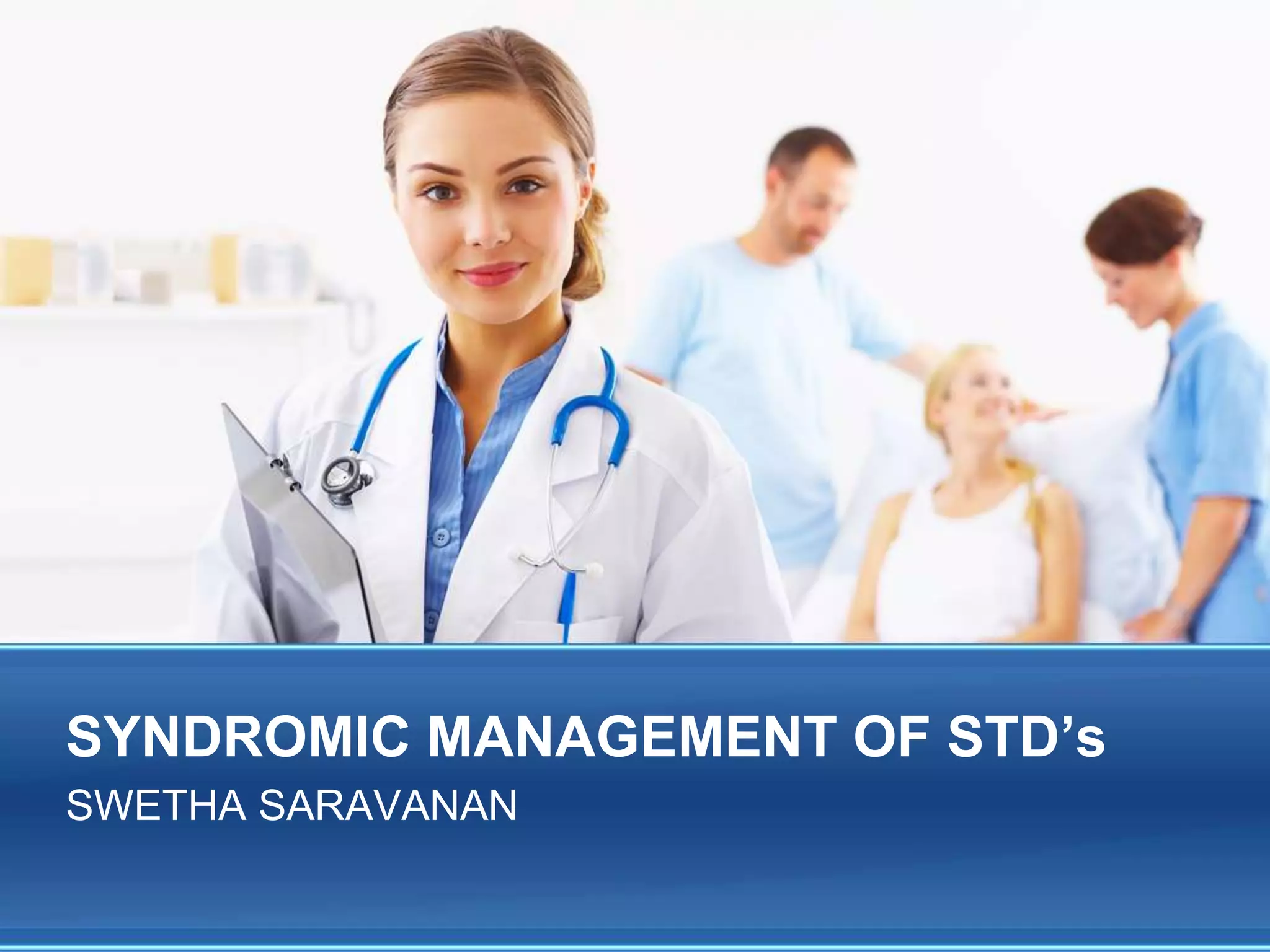 Syndromic management of STD's | PPTX