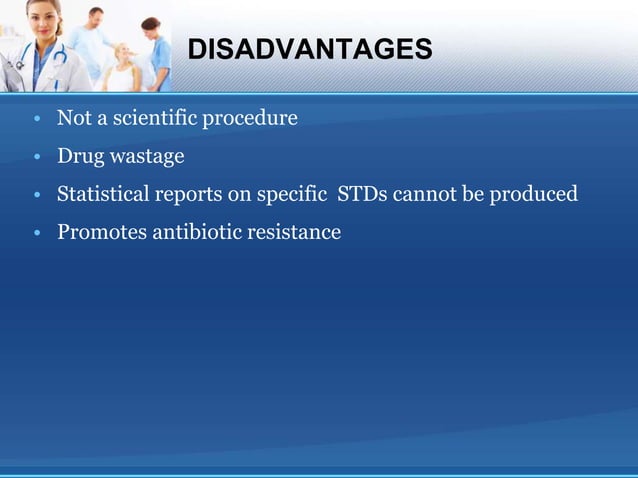 Syndromic management of STD's | PPTX | Sexual Conditions | Sexual Health
