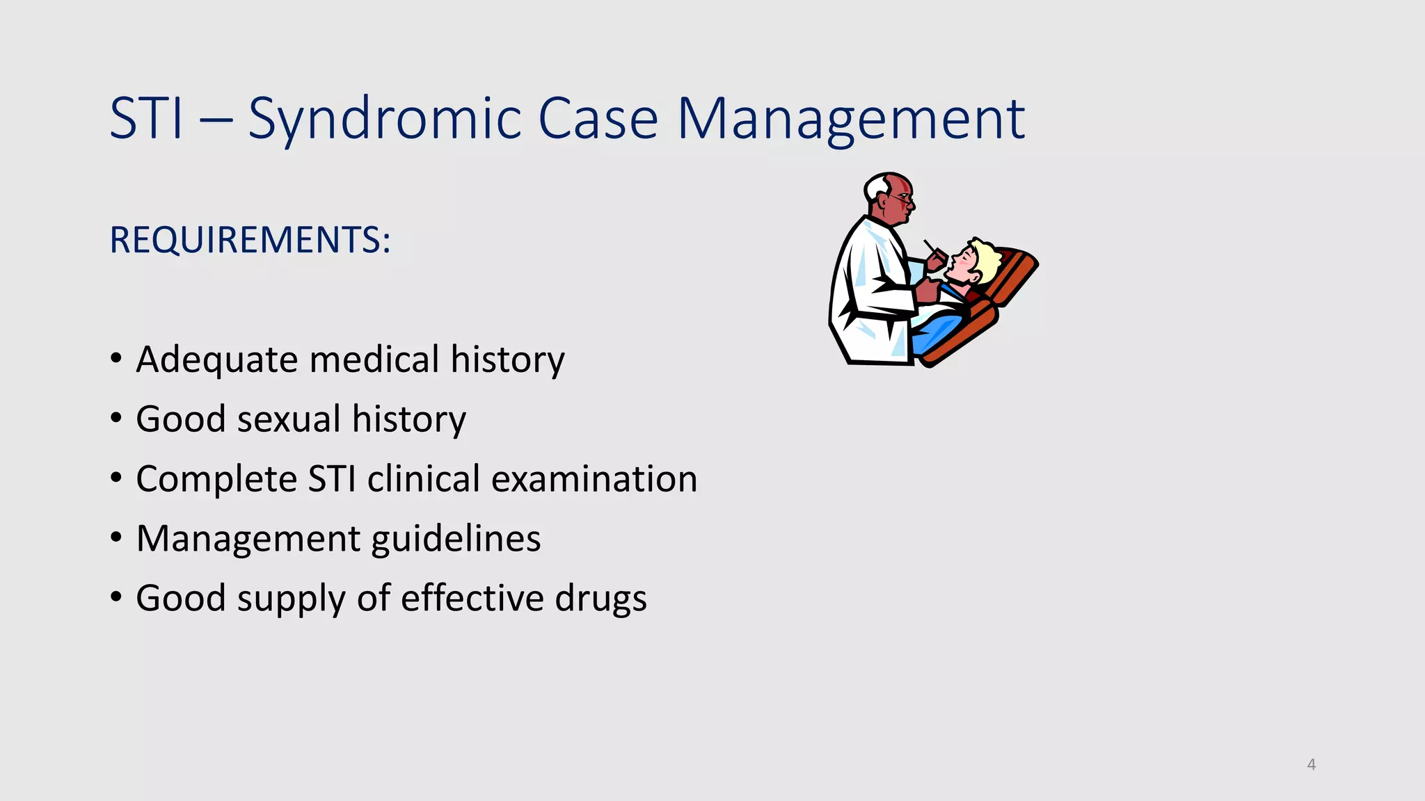 Syndromic management of sti's | PPTX