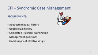 Syndromic management of sti's | PPTX