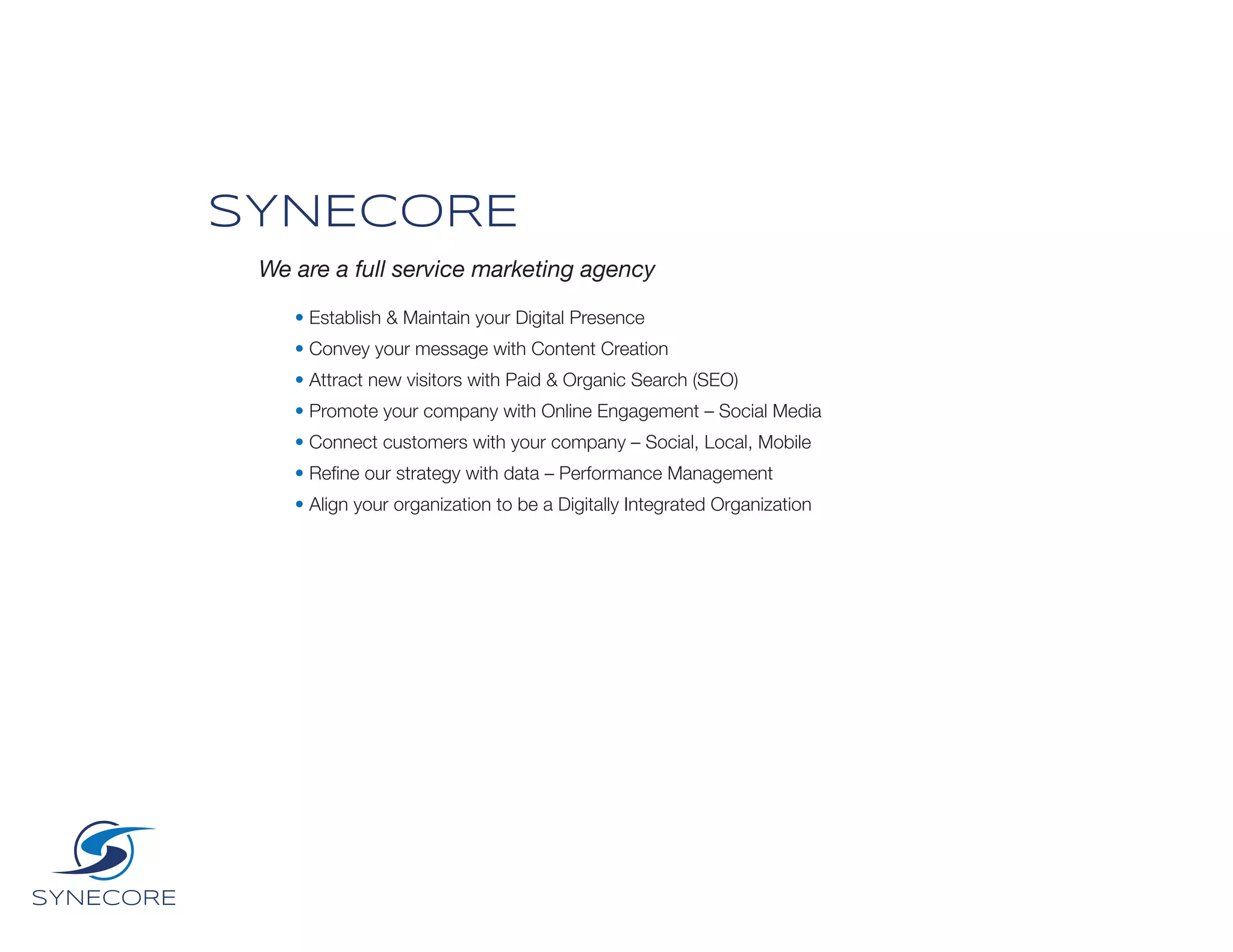 Synecore Design Overview | PPT