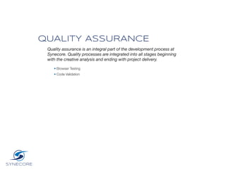 Synecore Design Overview | PPT