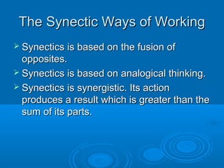 Synectics | PPT