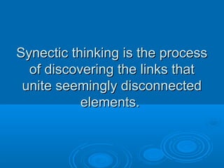Synectics | PPT