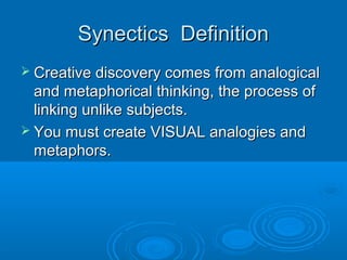 Synectics | PPT