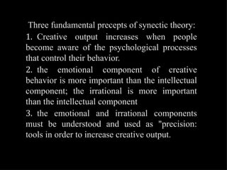 Synectics and application on ELT | PPT