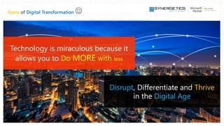 Synergetics Digital Transformation Note | PPT