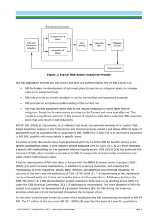 Synergi plant-3rd-edition-of-the-api-rp-581-rbi-standard-and ...