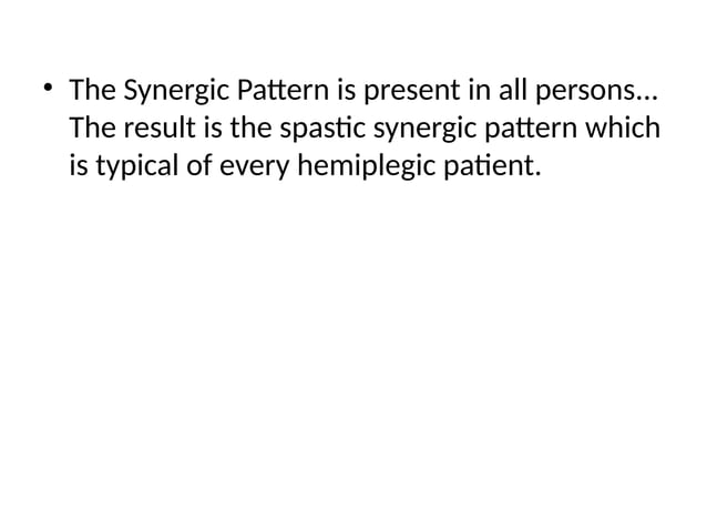 synergic pattern release underpinning development | PPTX