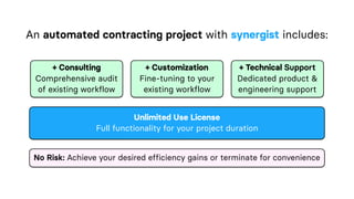 synergist for Automated Contracting | PPT