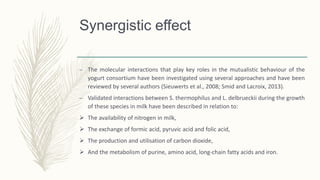 Synergistic and antagonistic effects of microorganisms | PPTX