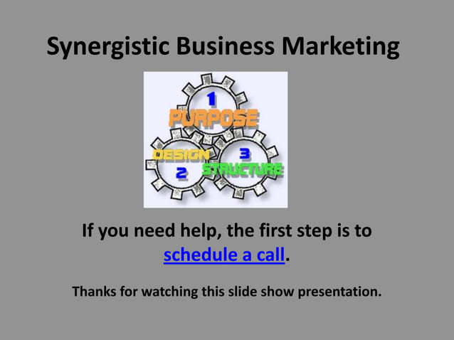 Synergistic business marketing | PPSX | Business | Business and Finance
