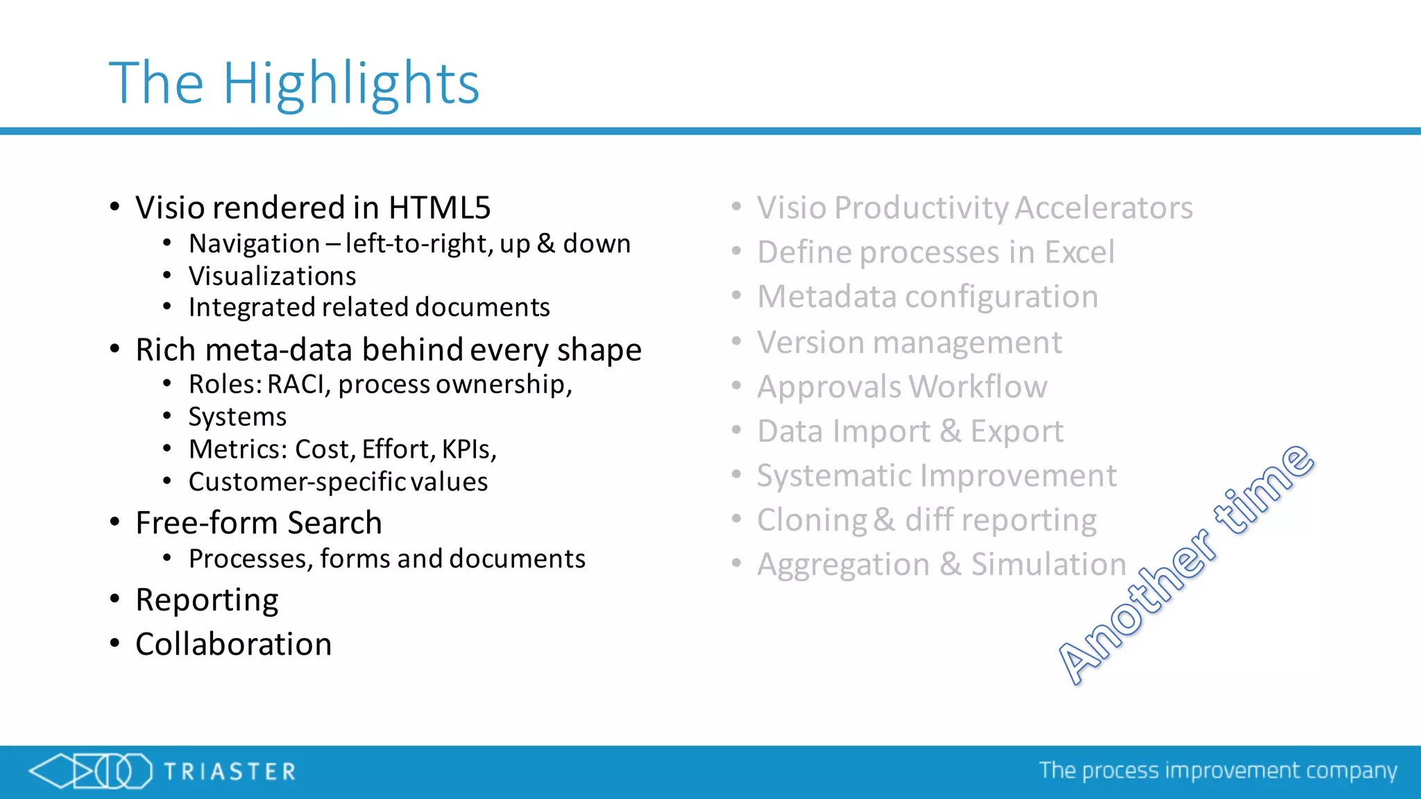 Triaster Platform - Business Process Mapping | PPT