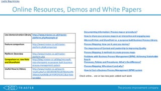 Triaster Platform - Business Process Mapping | PPT