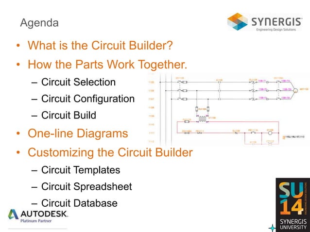 Synergis University 2014-Customizing the Circuit Builder in AutoCAD Electrical | PPT