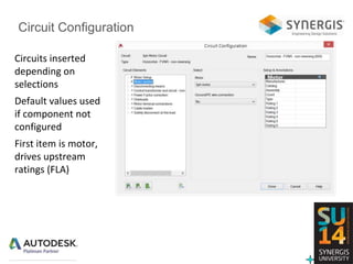 Synergis University 2014-Customizing the Circuit Builder in AutoCAD Electrical | PPT