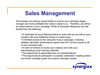 Synergixx Telemarketing Overview | PPT