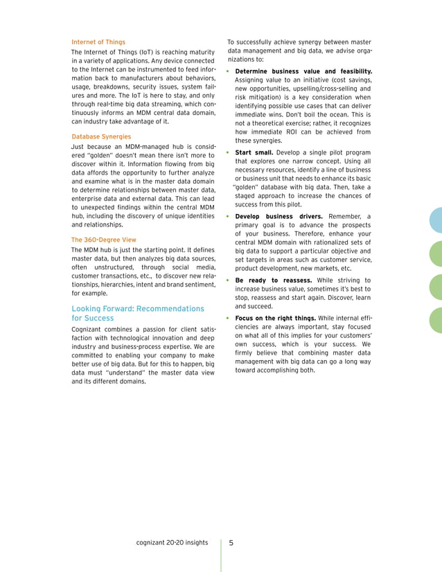 Synergizing Master Data Management and Big Data | PDF Synergizing Master Data Management and Big Data | PDF