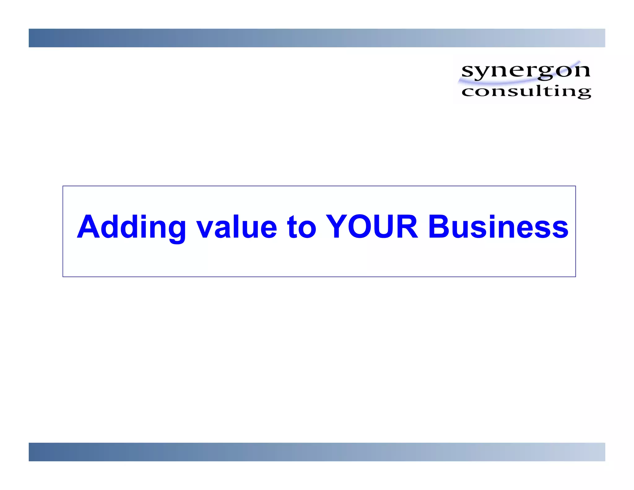 Synergon Short Presentation [Read Only] | PDF