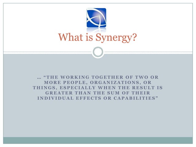 Success with Synergy | PPTX