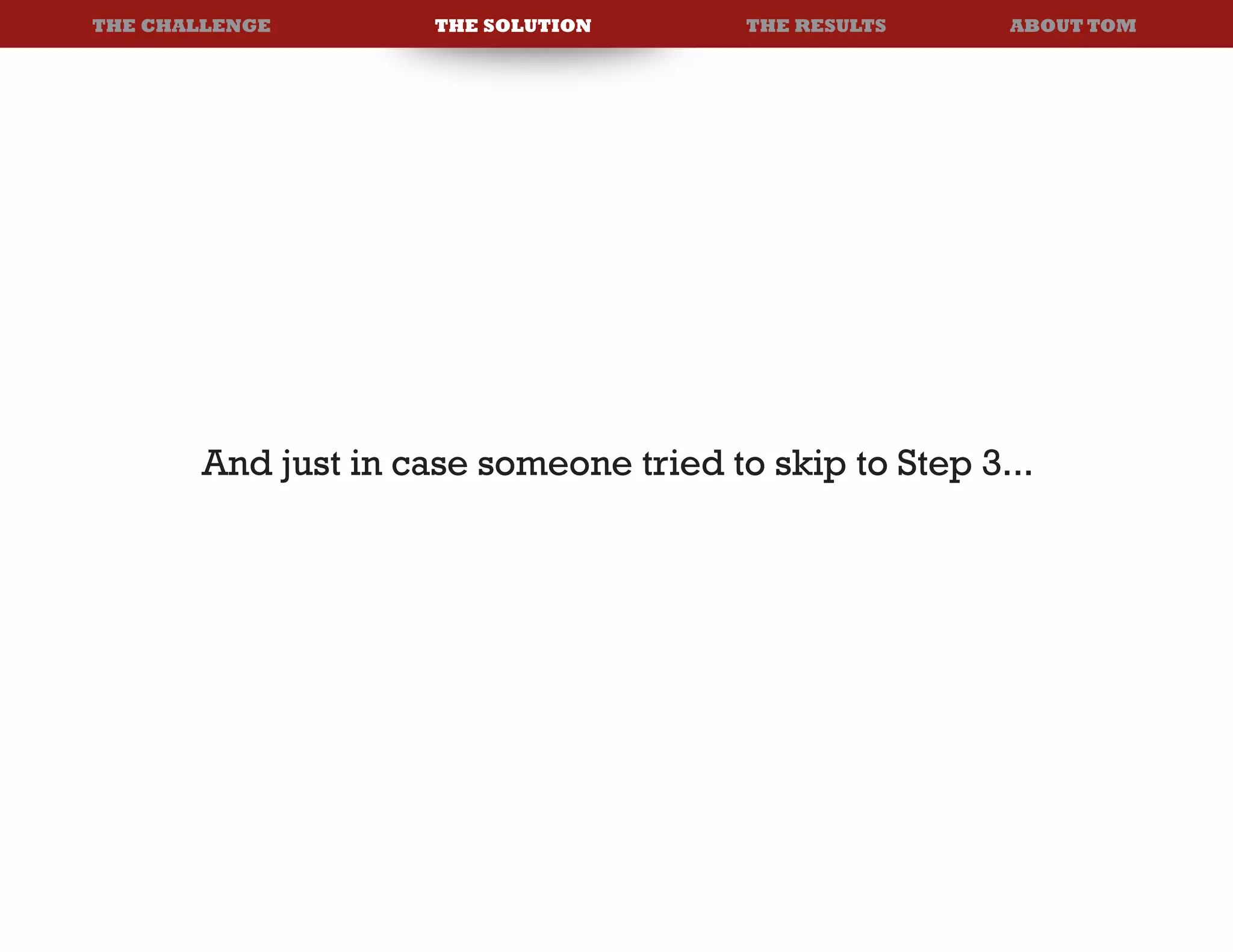 Tom Gjerde: Making Things Clear | PPT