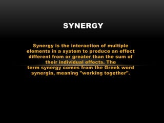 Synergy | PPT