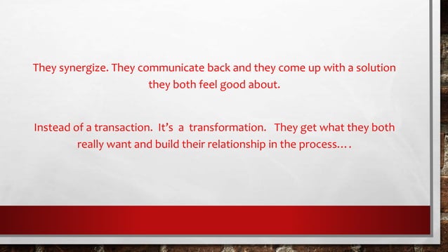Habit 6 Synergize Stephen Covey | PPTX