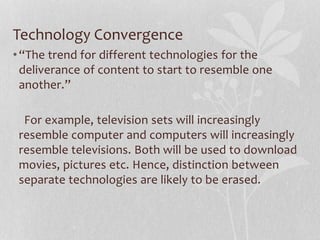 Synergy and Convergence | PPTX | Home Entertainment Systems | Consumer ...