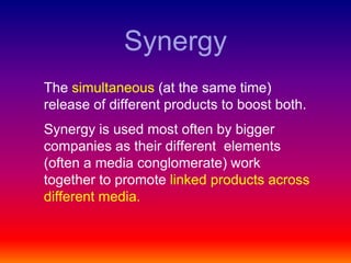 Synergy and cross media convergence | PPSX