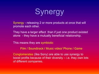 Synergy and cross media convergence | PPSX