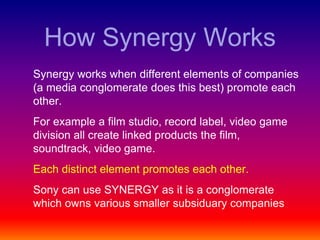 Synergy and cross media convergence | PPSX
