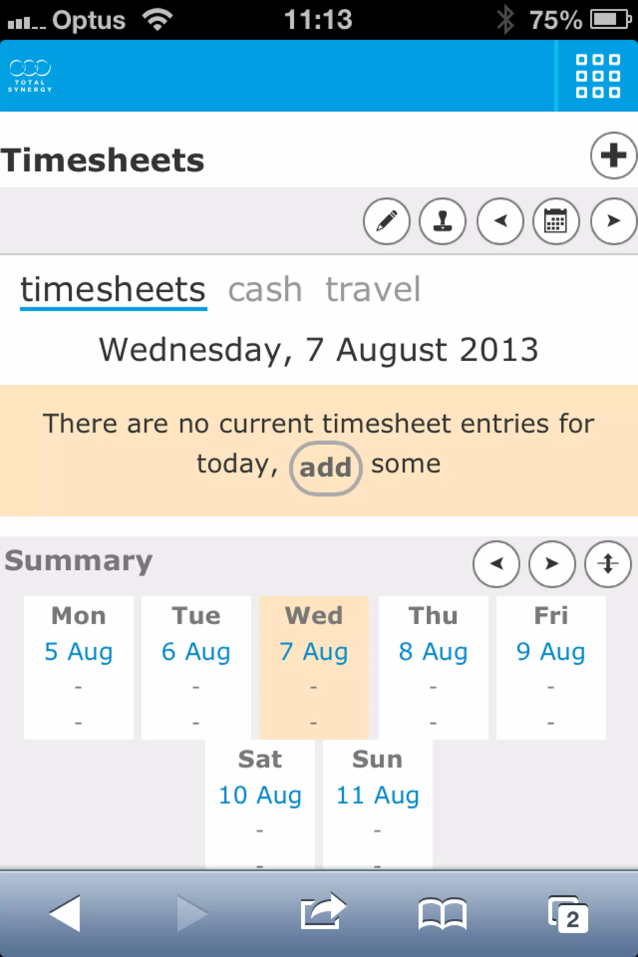 Synergy Cloud App – mobile screenshots | PDF