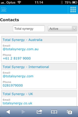 Synergy Cloud App – mobile screenshots | PDF