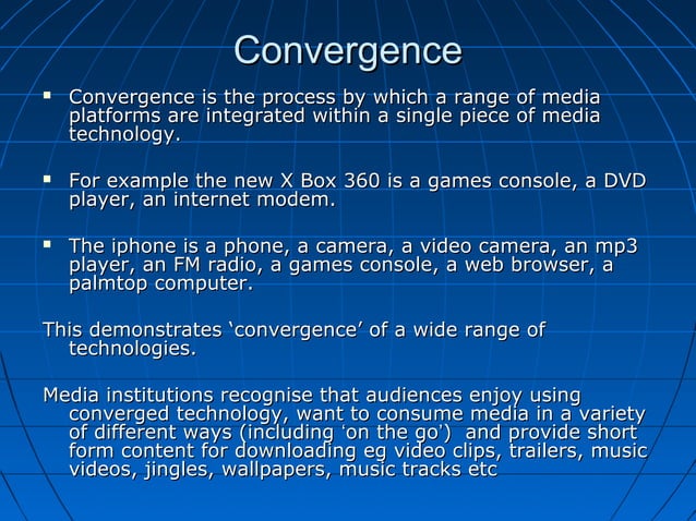 Synergy and convergence | PPT