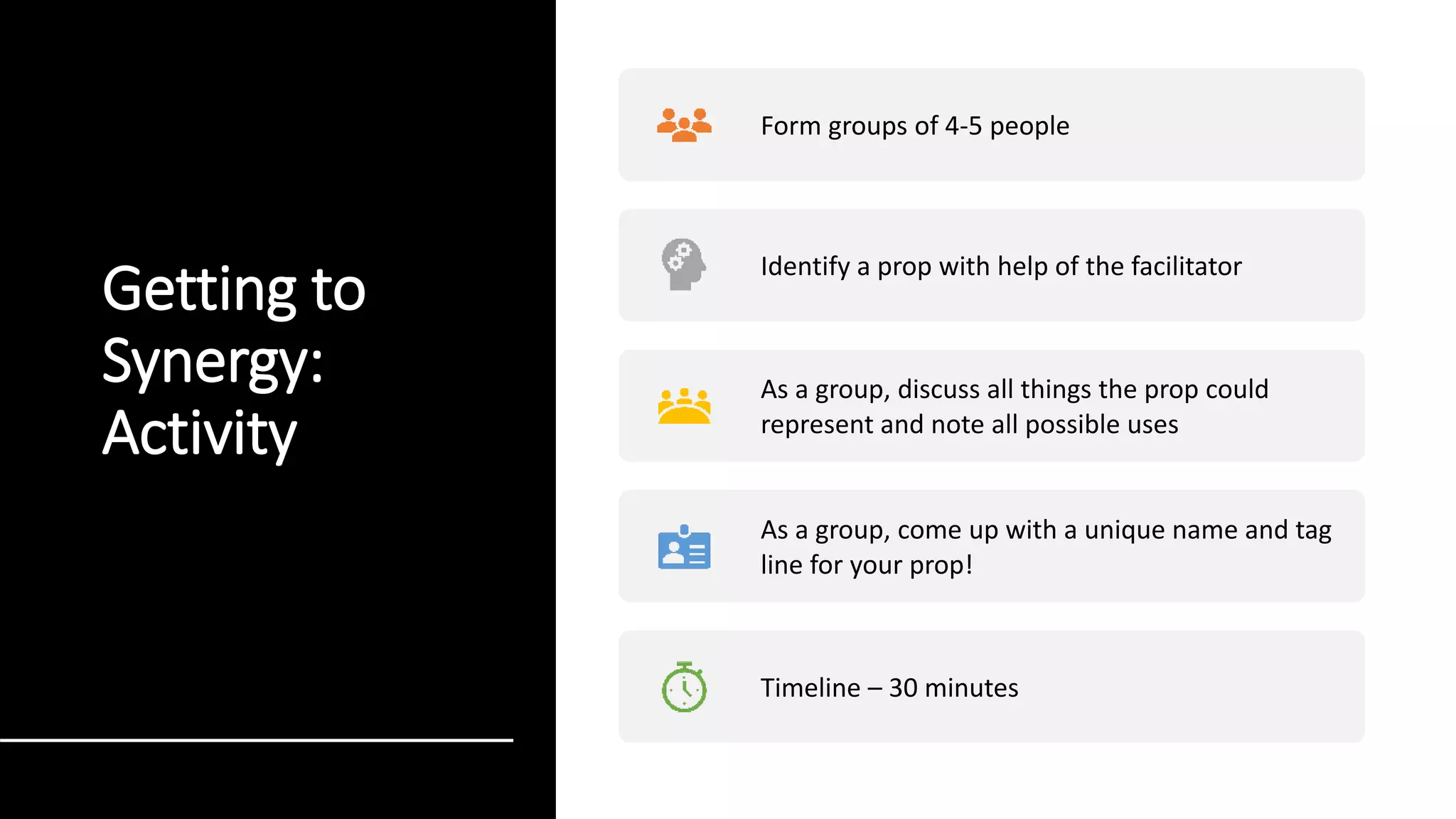 Synergy exercise | PPTX