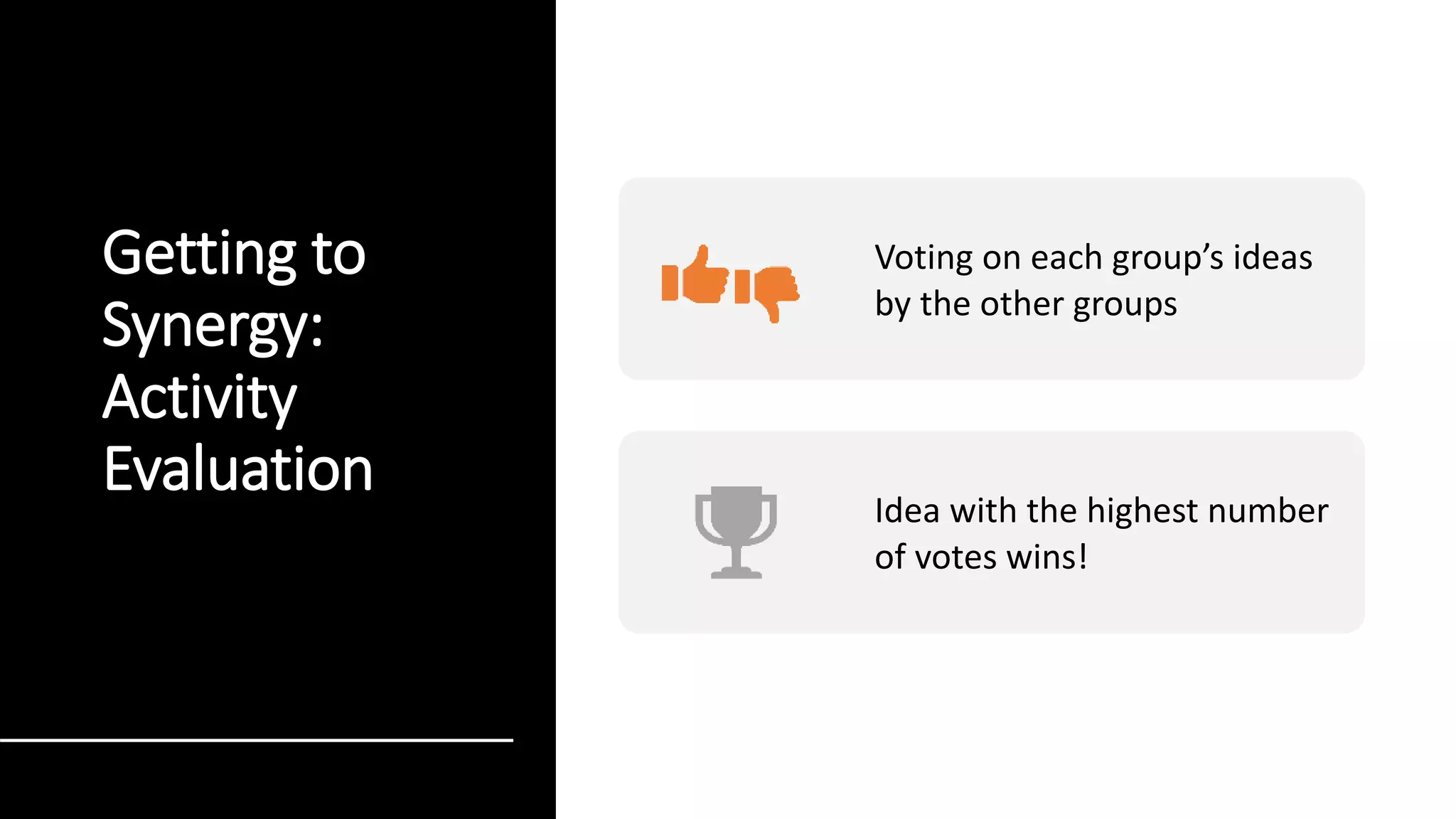 Synergy exercise | PPTX