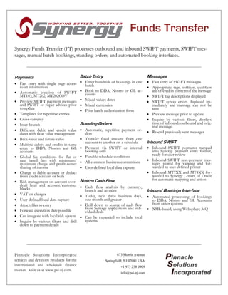 Synergy Fact Sheets | PDF