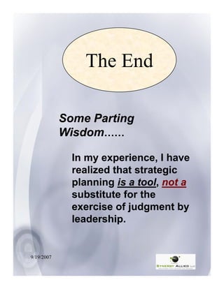 Synergy-Strategic Planning | PDF