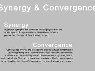 Synergy media kfjdvhiwhnjkq | PPT
