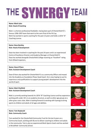 Synergy Sports Academy Prospectus | PDF