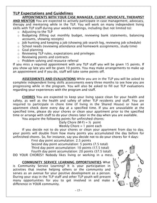 Synergy TLP Youth Handbook | PDF