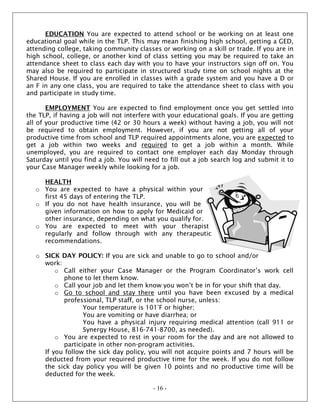 Synergy TLP Youth Handbook | PDF