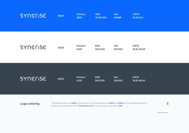 Synerise Brand Manual [English] | PPT